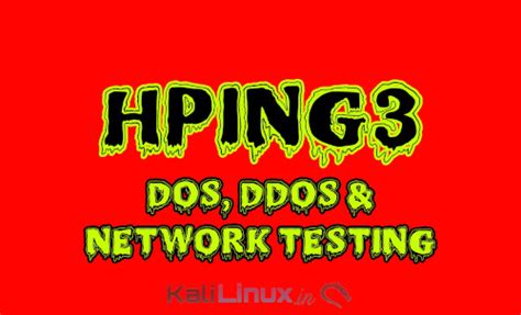 hping3 network auditing dos and ddos