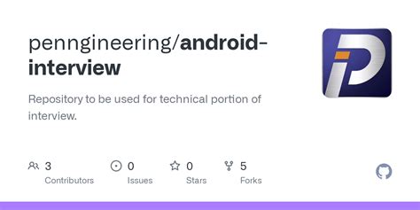 Github Penngineering Android Interview Repository To Be Used For Technical Portion Of Interview