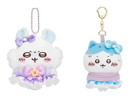 Japan Chiikawa Magic Girl Series Hachiware And Momonga Plush Doll Keyc