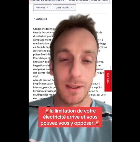 Dossier Manipulation Limitation De Votre Consommation électrique