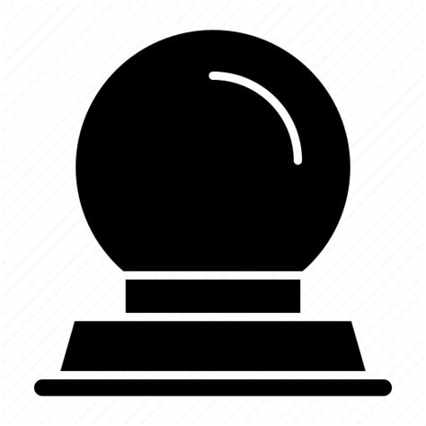 Ball Decoration Glass Magic Stand Icon