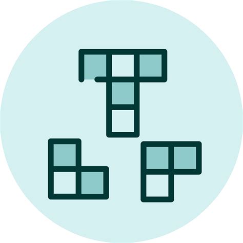 Juegos De Tetris Ilustración Vector Sobre Fondo Blanco 13757016