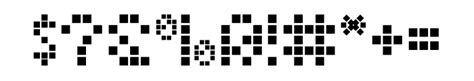 Matrix Dots Font Decorative Display Retro Digital What Font Is