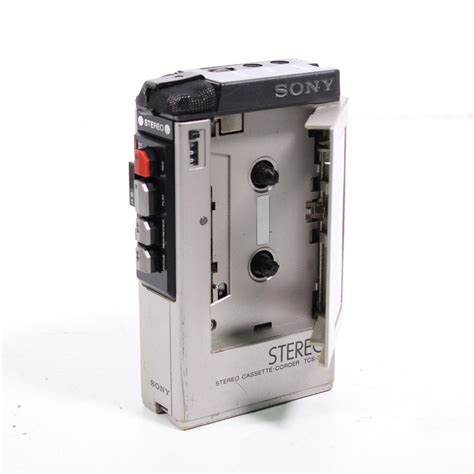 Sony Tcs 350 Portable Handheld Cassette Recorder Stereo Cassette Corde