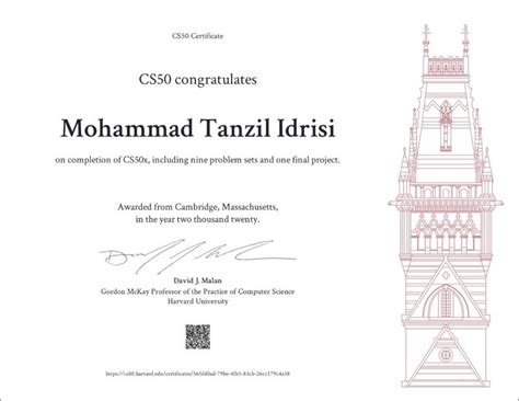 cs50 problemsolving mohammad tanzil idrisi