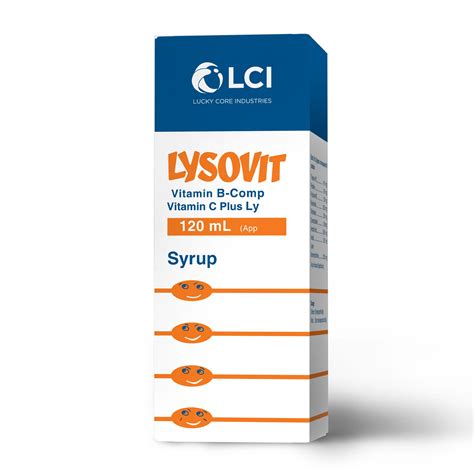 Order Pfizer Lysovit Syrup 120ml Online At Best Price In Pakistan