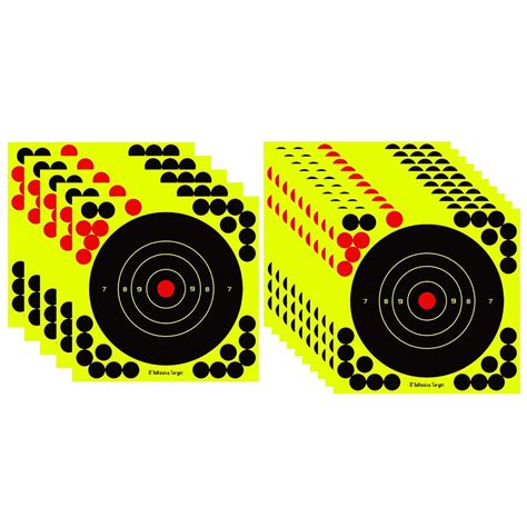 Pohot Inch Splatter Target Adhesive Shooting Target Stickers Shooting Aim Paper Walmart Com