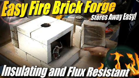 Build A Forge From Fire Brick Part 1 Easy Flux Resistant Propane Forge For Knife Making And