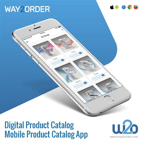 Way2order Digital Product Catalog Mobile Product Catalog App