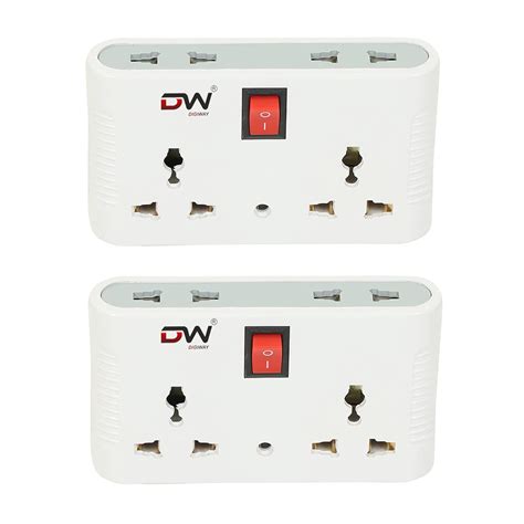 Buy Digway Pin Multi Plug Point Cordless Wall Socket Universal Sockets And Switches
