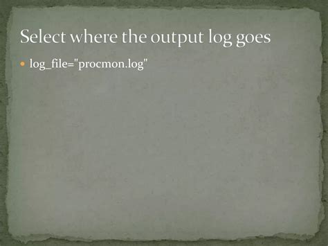 Process Monitoring In Unix Shell Scripting Pptx