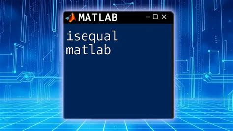 Mastering Square In Matlab A Quick Guide