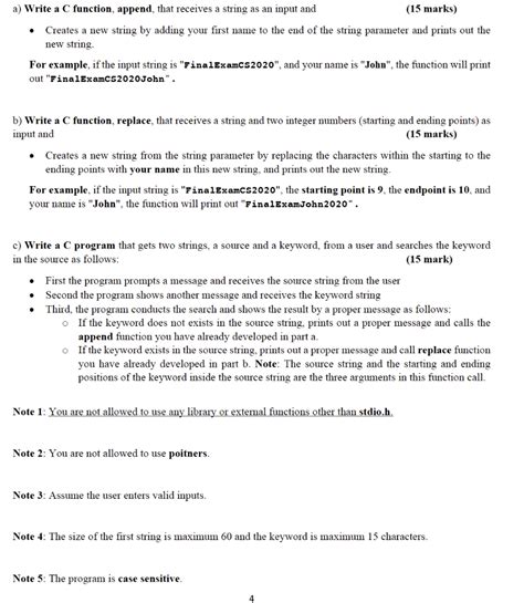 Solved • A Write A C Function Append That Receives A