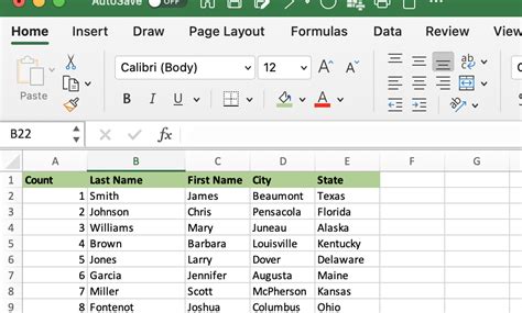 Sorting Columns In Excel