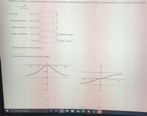 Solved Analyze And Sketch A Graph Of The Function Find Any Chegg Com