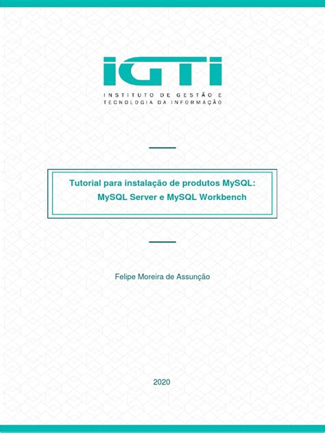 tutorial de instalação do mysql pdf fedora sistema operacional