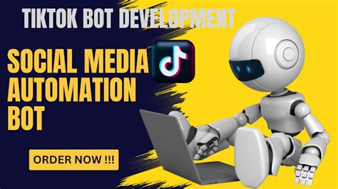 Build Automated Social Media Tiktok Bot Messenger Chatbot By Mjtech2 Fiverr