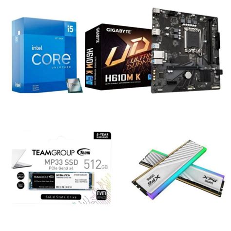Jual Paket Processor Gaming Intel Core I5 12400 I5 12400f Gen 12 Lga 1700 Ram Ddr5 32gb Rgb