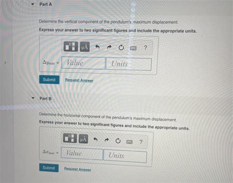 Solved Determine The Vertical Component Of The Pendulums