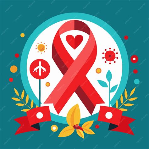 Hiv Aids Awareness Banners Clip Art Vector Design Premium Ai