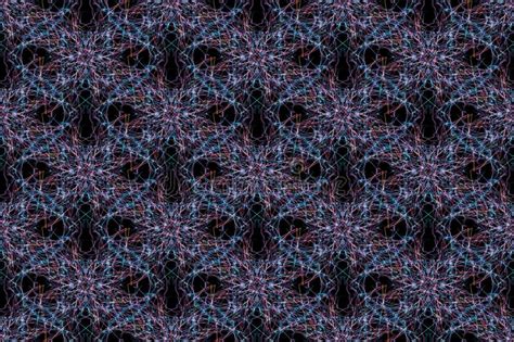 Digital Abstract Background Tile Seamless Pattern Stock Illustration Illustration Of