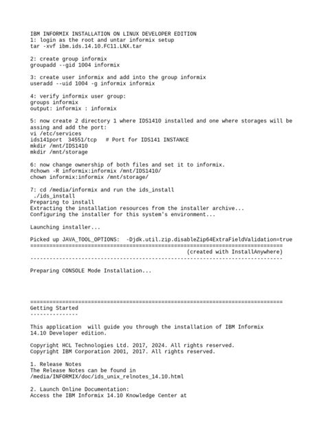 Informix Installation Developer Edition Pdf Databases License