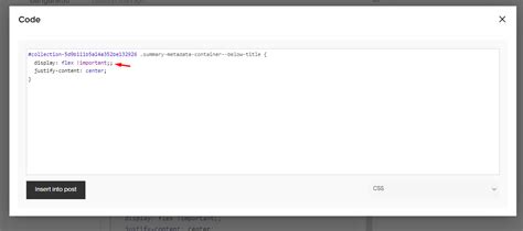 Center Summary Block Metadata Customize With Code Squarespace Forum