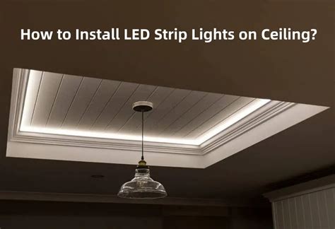 How To Install Led Strip Lights In False Ceiling Design Infoupdate Org