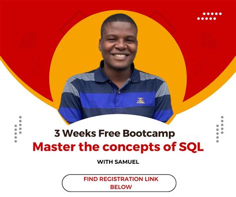 join sql bootcamp and become a data analyst ogunlade samuel posted