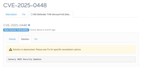 Deprecated Vulnerability Solution Kenna Faq