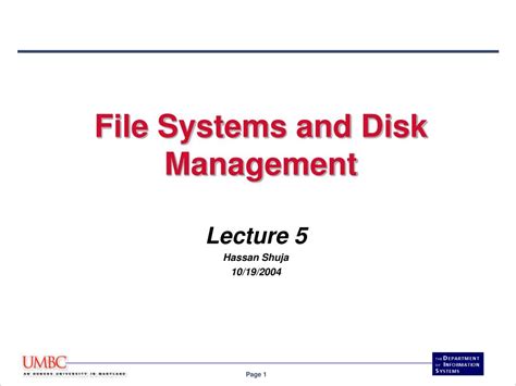 Ppt File Systems And Disk Management Powerpoint Presentation Free Download Id3974138