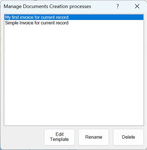 Getting Started Create Documents In Ms Access 4tops Document
