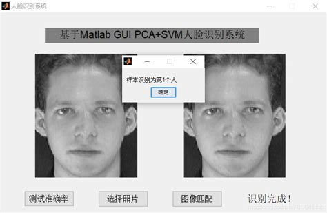 【人脸识别】基于matlab gui pca svm人脸识别（准确率）【含matlab源码 823期】 基于matlab的人脸检测的结果 csdn博客