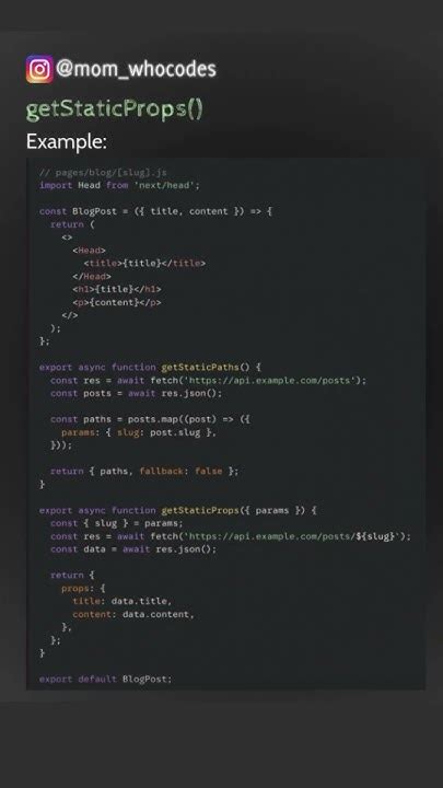 Unlocking Nextjs Data Fetching Getstaticprops Getserversideprops Nextjs React Javascript