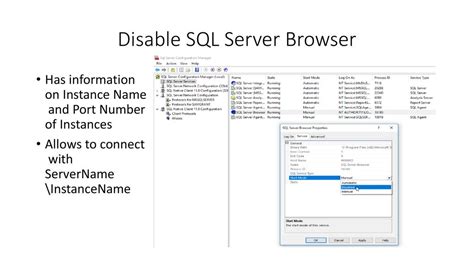 limiting sql server exposure ppt download