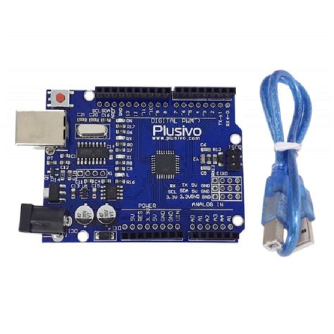 Plusivo UNO R3 Development Board ATmega328p And CH340 Cable Buy Online At Low Price In India