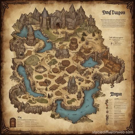 Dnd Dungeon Map Stable Diffusion Online
