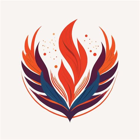 Premium Vector Logo For Firebird On A White Backround