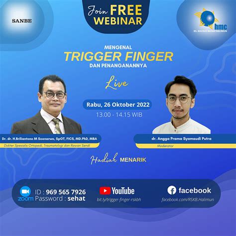 Free Webinar Mengenal Trigger Finger Dan Penanganannya Rs Khusus Bedah Halimun Medical Center