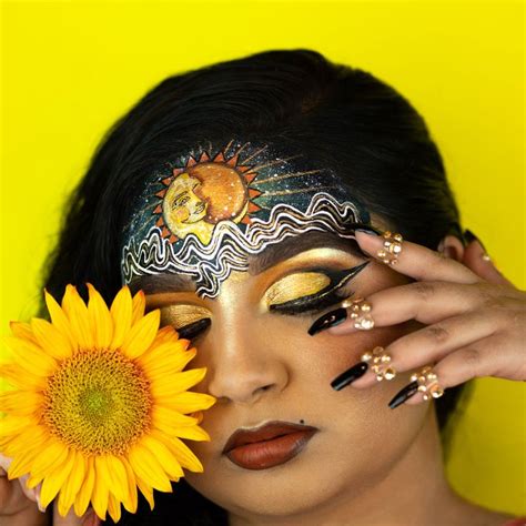Sun And Moon Makeup Fashion Beauty Ear Cuff Makeup