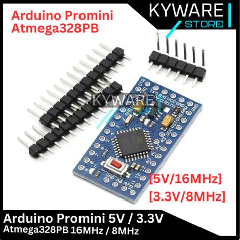 jual pro mini compatible arduino promini board atmega328pb 5v 16mhz 3
