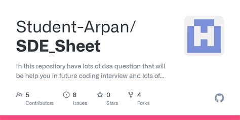 GitHub Babe Arpan SDE Sheet In This Repository Have Lots Of Dsa Question That Will Be Help