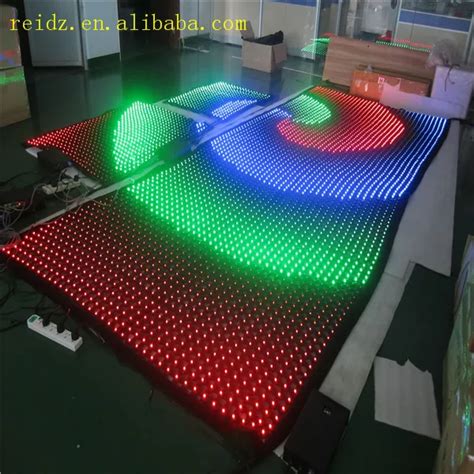 Programmable Led Christmas Lights Transparent Mesh Video Led Wall Led Curtain Led Decorative