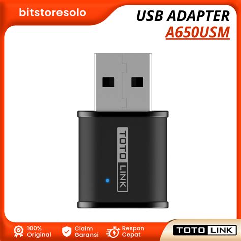 Usb Wifi Mini Dual Band Usb Wireless Adapter Totolink Ac650 A650usm Shopee Malaysia
