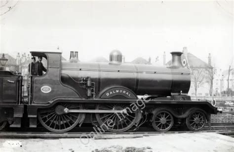 Railway Photo Darkroom Lbandscr Engine B4 4 4 0 Balmoral No 66 C1905 £3 00 Picclick Uk