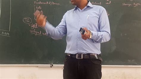 Data Types And Storage Types In C Language Lecture YouTube