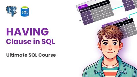 Having Clause In Sql Sql Course For Beginners Youtube