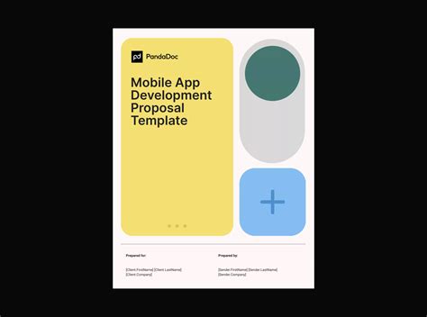 mobile app development proposal template