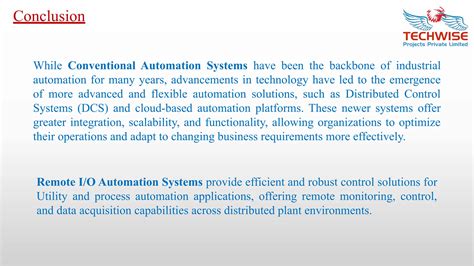 Plc Scada Typical Architecture By Techwise Pptx