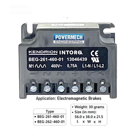 Intorq Brake Half Wave Rectifier At 2500 00 Inr In Chennai Powermech Engineering